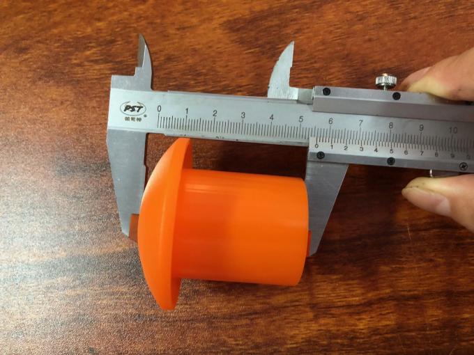 Protective Orange Rebar End Caps High Visibility Scaffold Safety