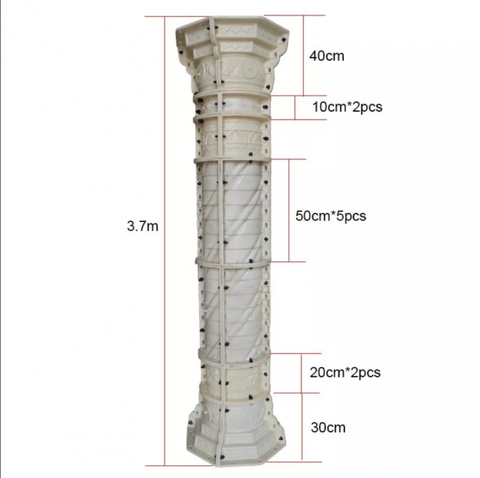 Concrete Pillar Mold 12" Construction Formwork Accessories