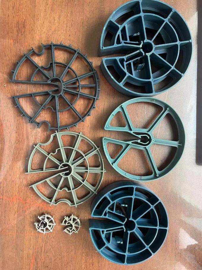 60mm Plastic Rebar Spacers Circular Concrete Cover PP Material