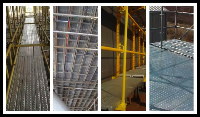 300m Width Galvanized Scaffolding Springboards Perforated Steel Deck ...
