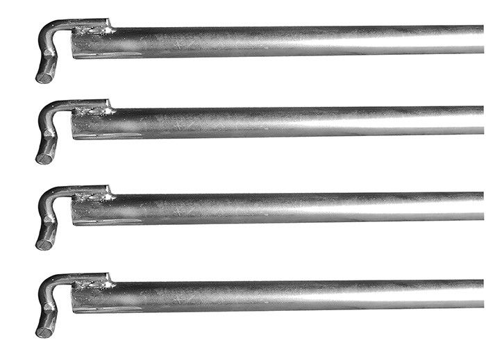 Q345 Tube Scaffolding Wall Tie / Anchor With Tube And Hooks And Red End Cap