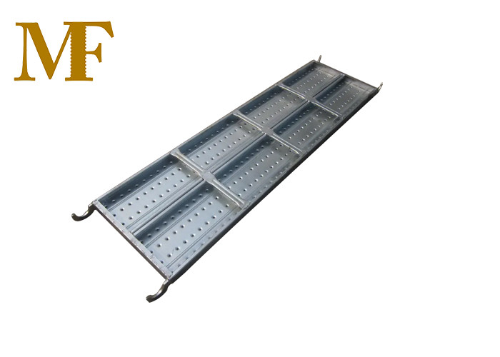 BS1139 Galvanized Scaffold Steel Catwalks Platform With Hooks